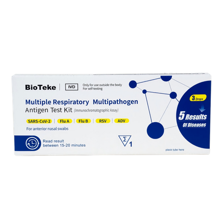 5-in-1 Multiple Respiratory Multipathogen Antigen Test Kit(Self-test)
