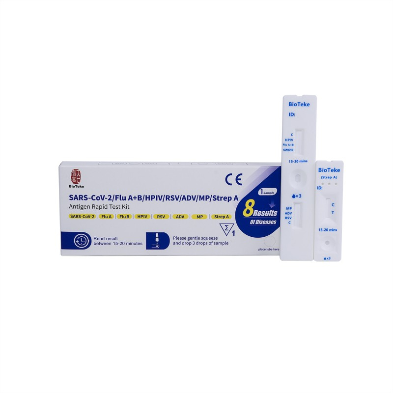 Bioteke 8-in-1 Respiratory Virus Rapid Antigen Test Kit CE certified